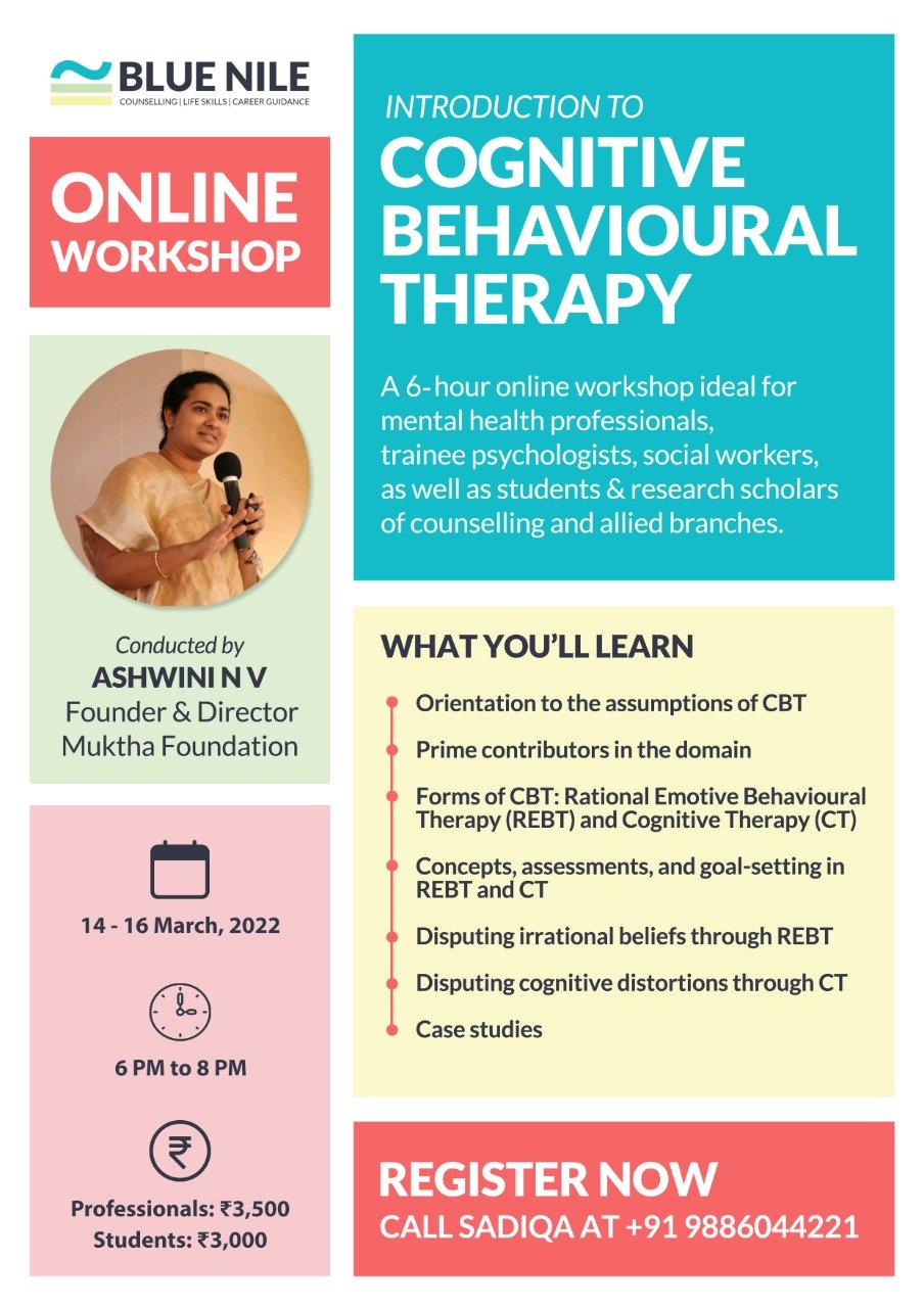 Introduction To Cognitive Behavioural Therapy BlueNile Counselling Introduction To Cognitive Behavioural Therapy BlueNile Counselling